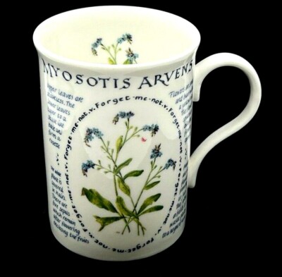 Crown Trent China Coffee Mug, Made in Staffordshire England, Myosotis ...