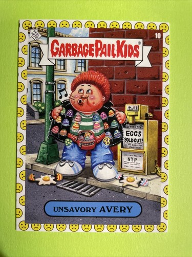 2023 Was WORST 💥UNSAVORY AVERY💥Unhappy Face Parallel Garbage Pail Kids ...