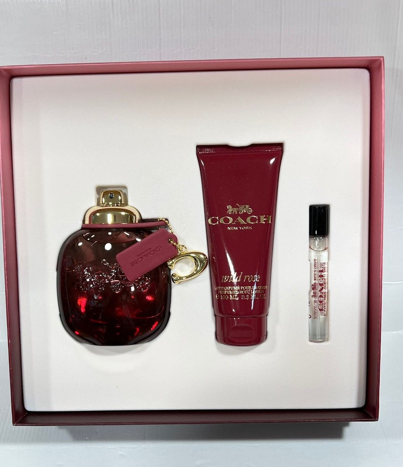 Coach New York Wild Rose 3pc Set For Women New In Box | eBay