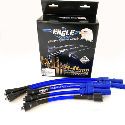 EAGLE Ignition Spark Plug 10.5mm 4cyl Leads Fits Toyota Corolla 1966-85 ...