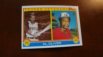 1983 TOPPS SUPER VET AL OLVER # 421 BASEBALL CARD | eBay