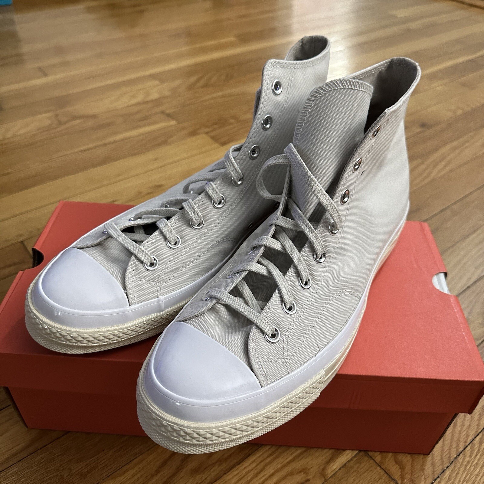 Converse Chuck 70 Hi Light Bone/Papyrus Shoes Sneakers Mens Size 12 ...
