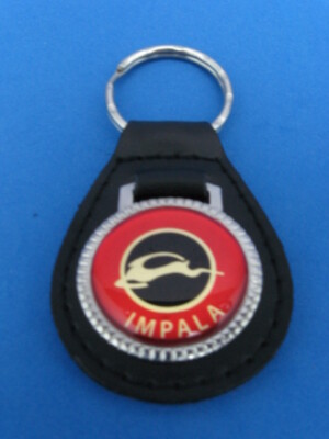 CHEVY IMPALA CAR LOGO AUTO LEATHER KEYCHAIN KEY CHAIN RING FOB #249 | eBay