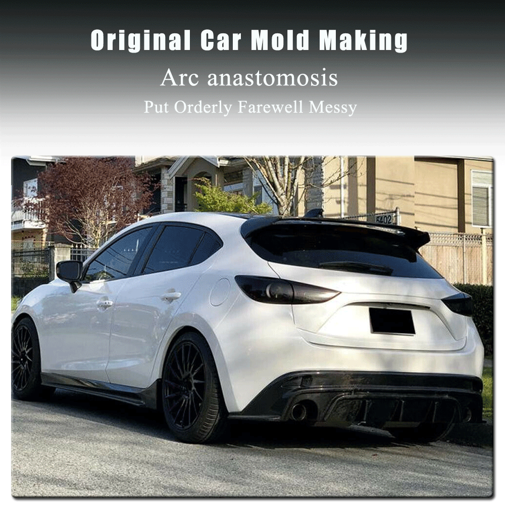 For Mazda 3 Axela Sport Hatchback 2014-17 Rear Roof Spoiler Lip Wing ...