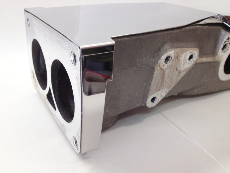 1985-1991 C4 Corvette 7pc Intake Manifold Cover Polished Stainless ...