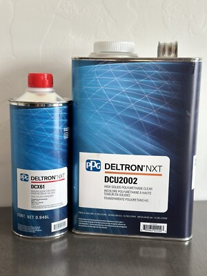 PPG Deltron DCU2002 High Solids Clearcoat 1 Gal, 1 Quart DCX61 Hardener ...