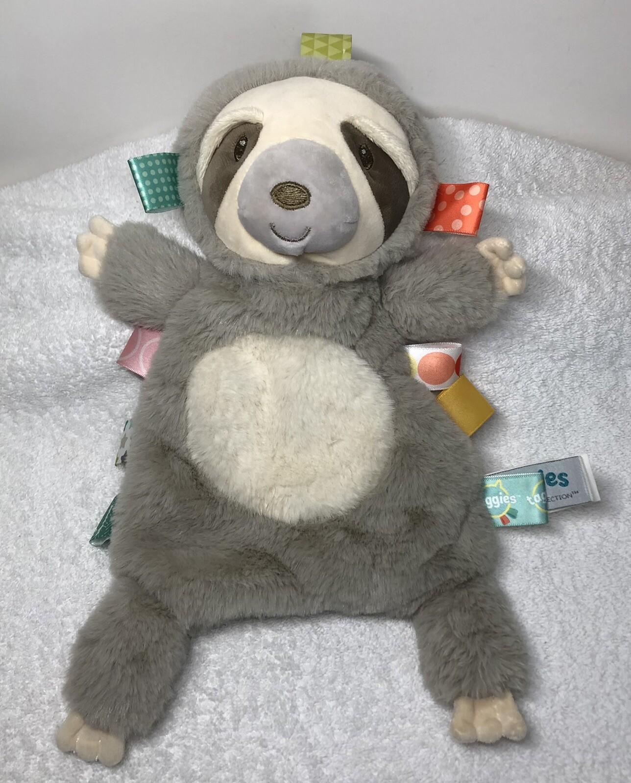 Mary Meyer Taggies Molasses Sloth Lovey 11" Blanket Soft Baby Toy NWOT ...