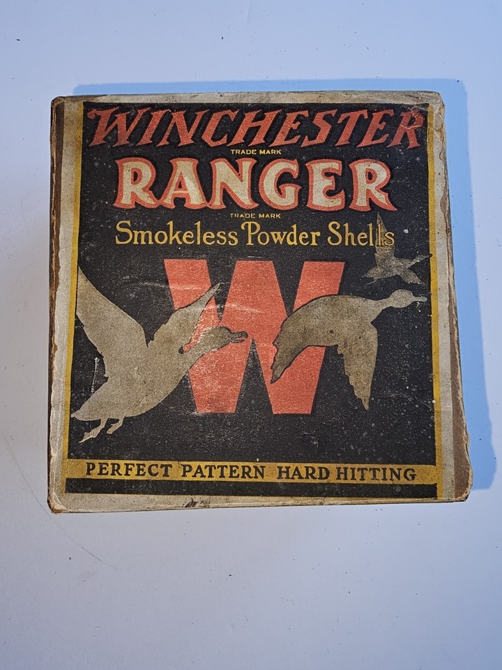 Ranger 12 Ga Winchester Ranger Duck Shot Gun Shell Cartridge Ammo Box ...