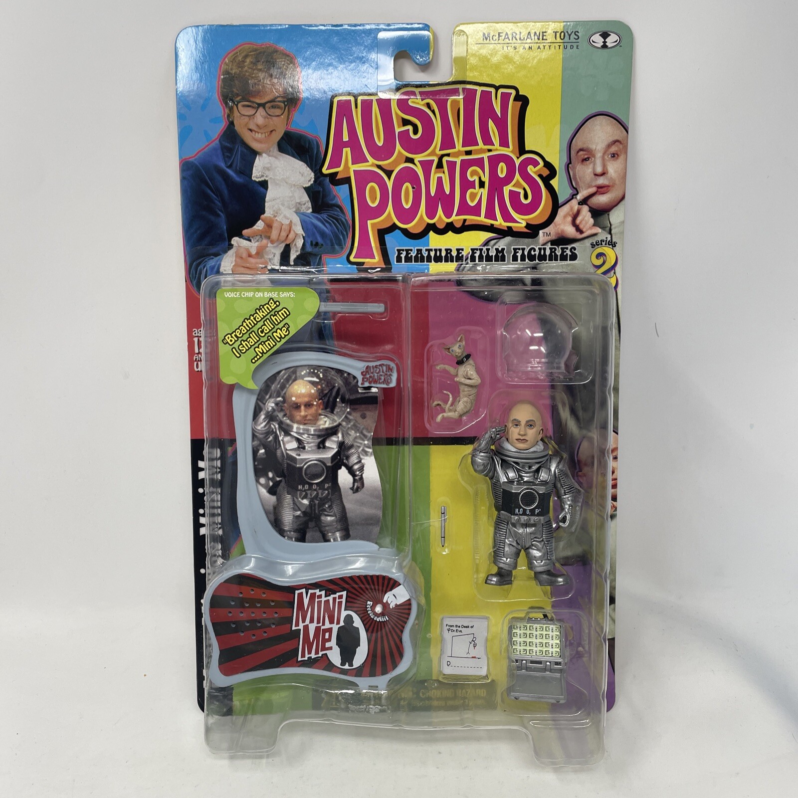 Austin Powers - Moon Mission Mini Me - 3" Action Figure 1999 McFarlane ...
