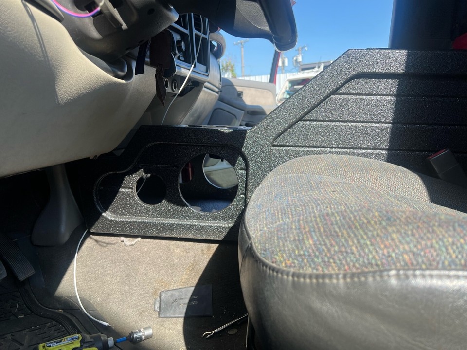 Chevy Silverado Gmc Sierra 99-06 Center Console Subwoofer Box For 1x12 ...