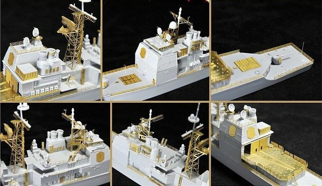 Flyhawk PE 1/700 USN Cruiser Cg61 Monterey (ticonderoga Class) FH ...
