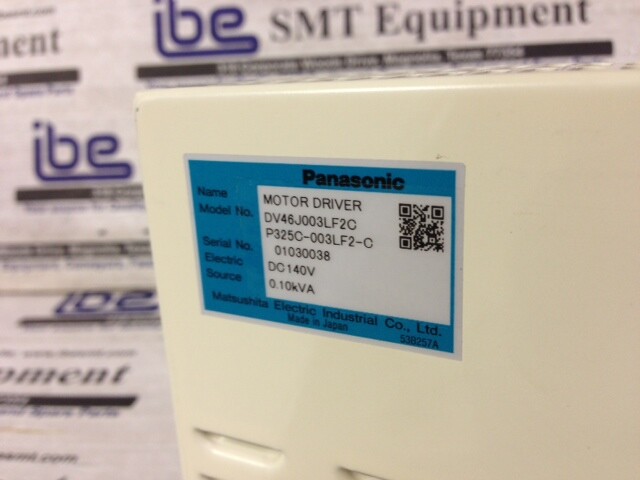NEW Panasonic DC Servo Motor Driver - DV46J003LF2-C - P325C-003LF2-C w ...