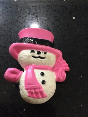 Vintage 1974 Avon Pin Pals Snowman Fragrance Glace Children's Brooch ...