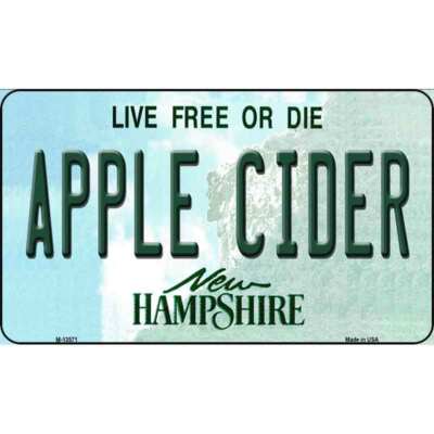 Apple Cider New Hampshire Novelty Metal Magnet M-13571 | eBay