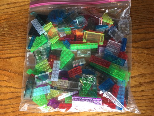 Building Block Transparent Lot Please Read NOT LEGO! | eBay