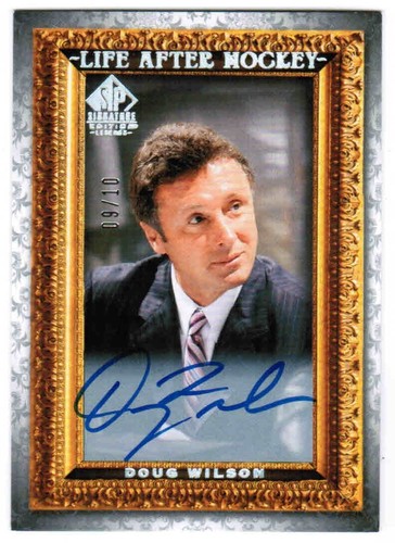 20/21 2020 SP SIGNATURE LEGENDS DOUG WILSON LA-18 LIFE AFTER HOCKEY ...