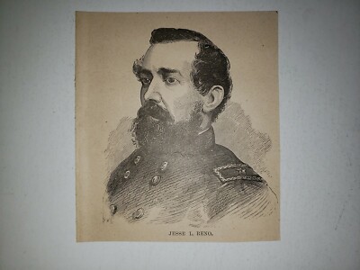 General Jesse L. Reno 1884 Civil War Sketch Print RARE! | eBay