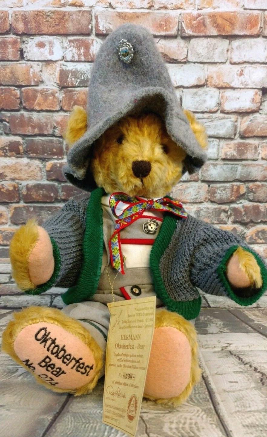 Hermann Oktoberfest Rare Collectors German Bear Antique Mohair 1994 -74 ...
