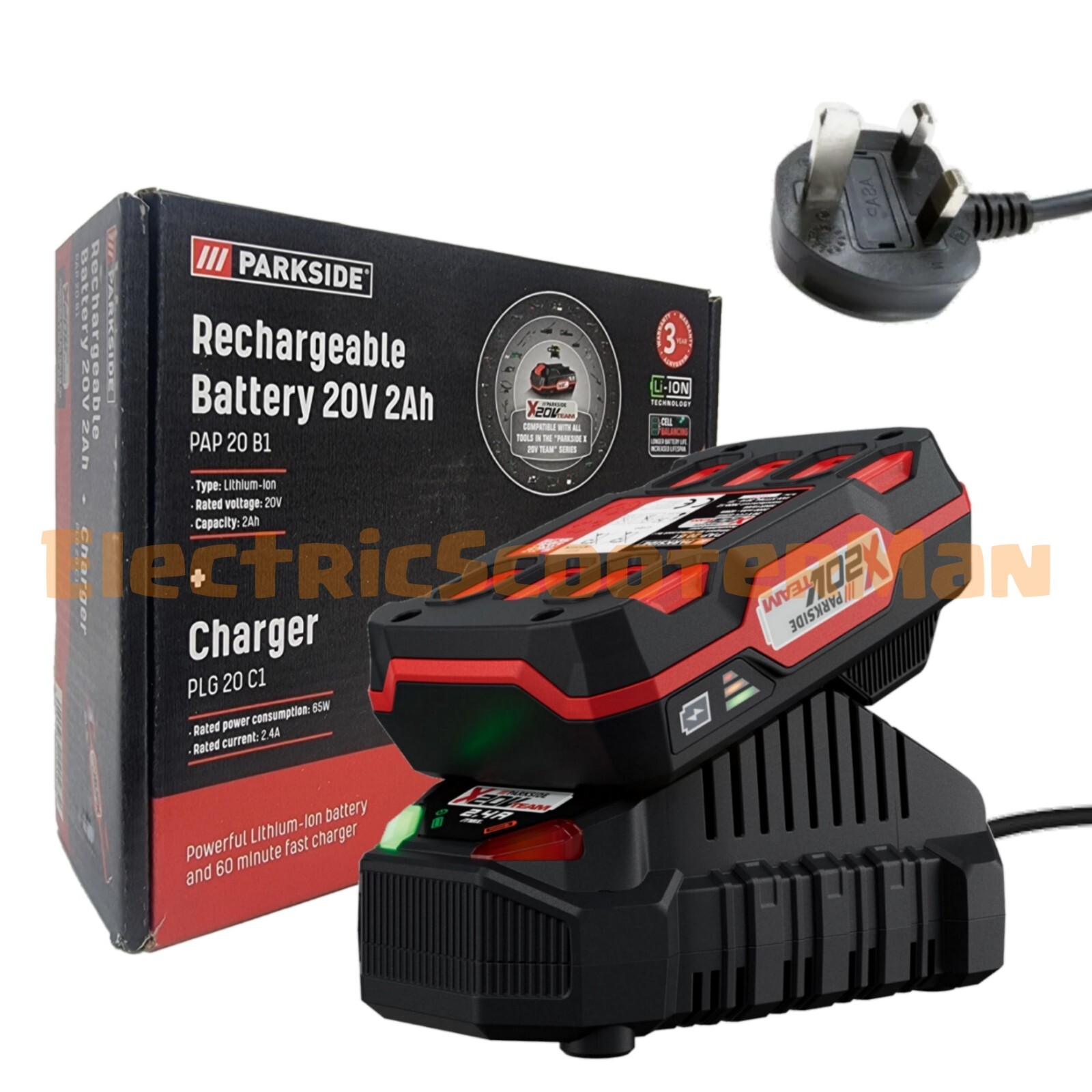 Parkside 20V Cordless Branch Cutter Pruning Garden Saw Option Battery ...