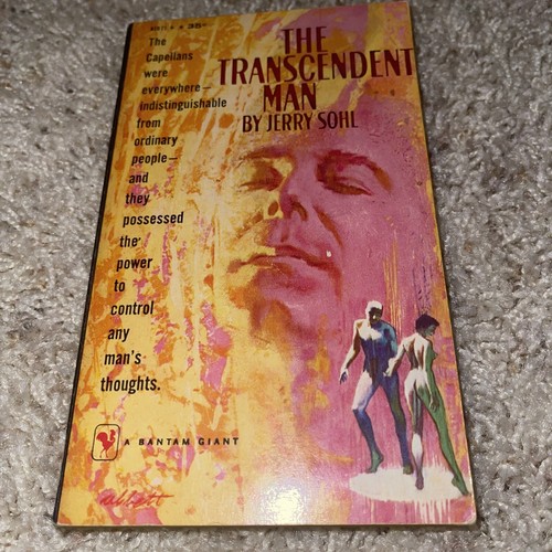 THE TRANSCENDENT MAN JERRY SOHL 1959 BANTAM A1971 1ST ED PAPERBACK PB ...