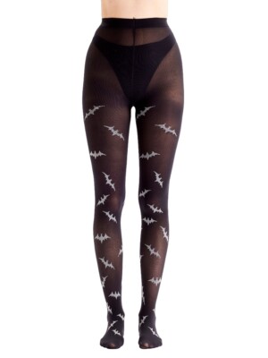 Pretty Polly Halloween Bat Tights Black Mix - PNAYN7 | eBay