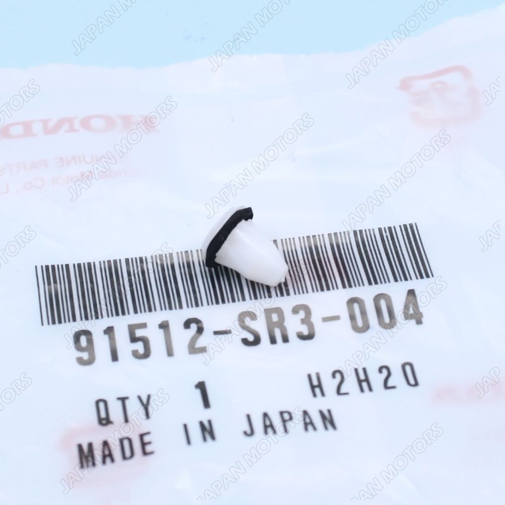 ONE NEW GENUINE OEM HONDA ACURA EMBLEM FASTENER CLIP TUBULAR 91512-SR3 ...