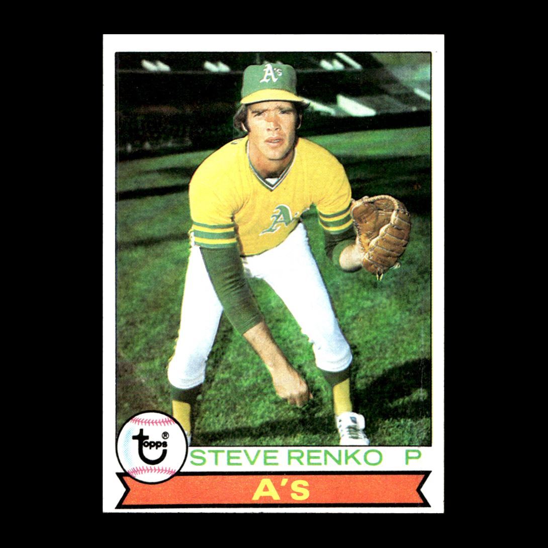 Steve Renko 1979 Topps Oakland Athletics #352 Nice Vintage! | eBay