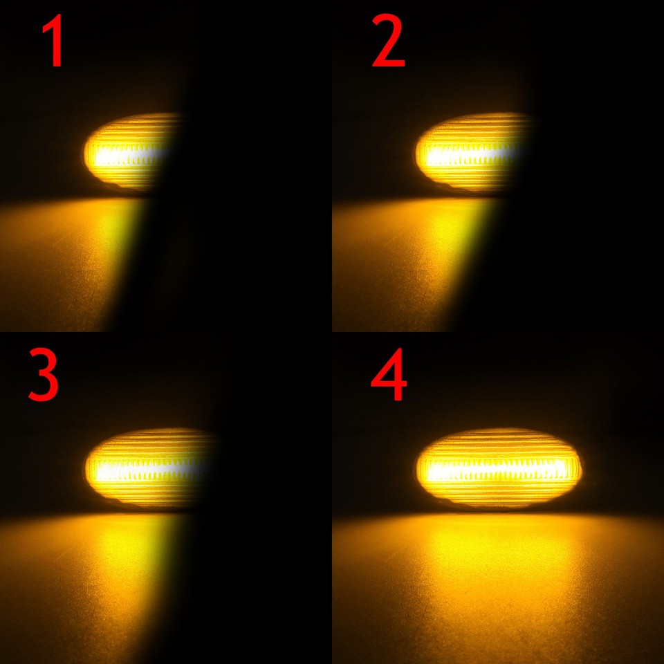 2x For Mazda BT-50 Pick up 06-19 Dynamic Amber LED Side Indicator ...