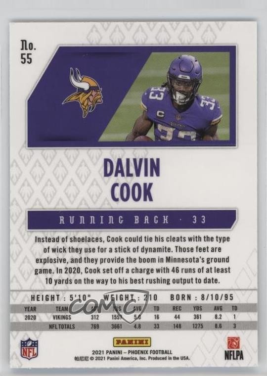 2021 Panini Phoenix Celestial Dalvin Cook #55 | eBay