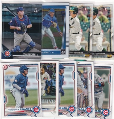 LOT (9) CHICAGO CUBS **ALL ROOKIES** RC ALCANTARA RIVAS PINANGO HEARN MLB #1763 | eBay