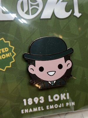 100% SOFT Marvel 1893 Loki Enamel Pin | eBay