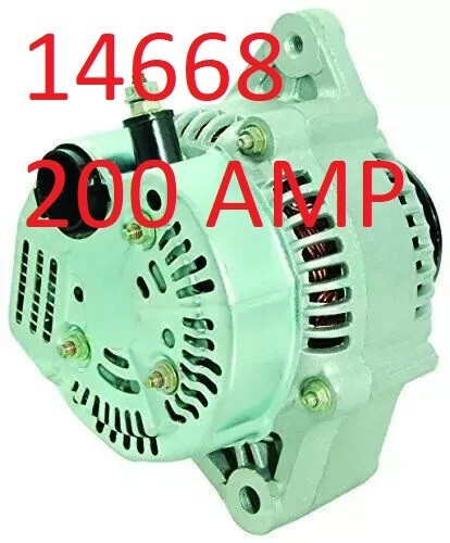 200 HIGH Amp 14668 Alternator Toyota Truck4Runner L4 2.4L 2366cc 1986 ...