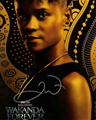 Letitia Wright Autographed Signed 8 X 10 Photo COA - Wakanda Forever | eBay