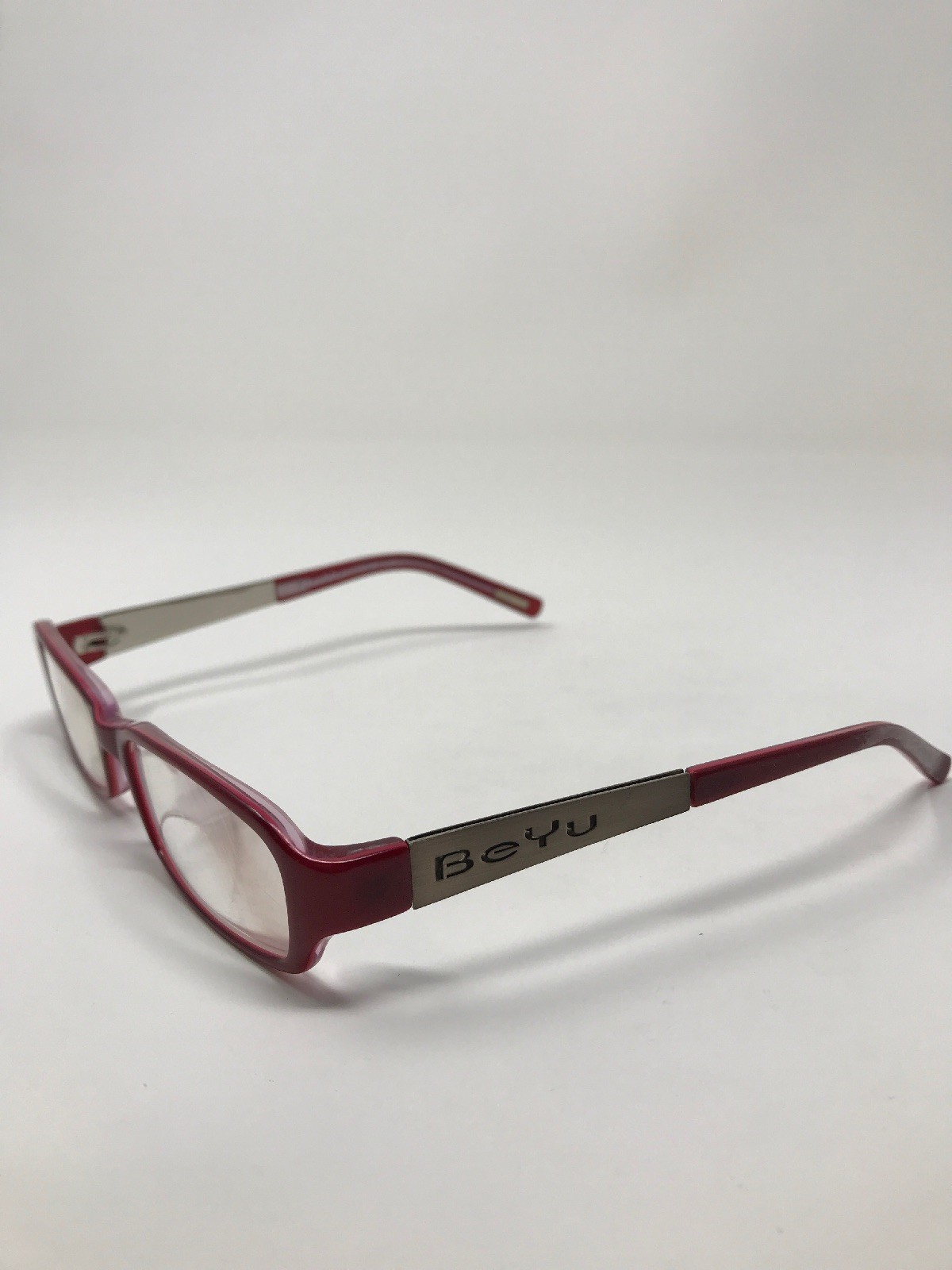 BeYu Eyeglass Frames 119159 Bronze/Cherry Red 51-16-130 Full Lens HK76 ...