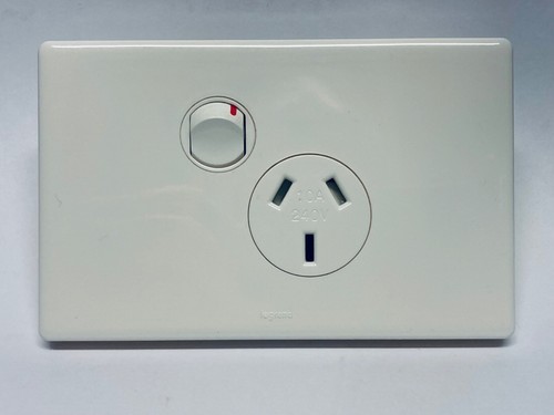 HPM / Legrand - XL Life Single Power Point Flush Mount - GPO 10A 250V - White : | eBay Australia