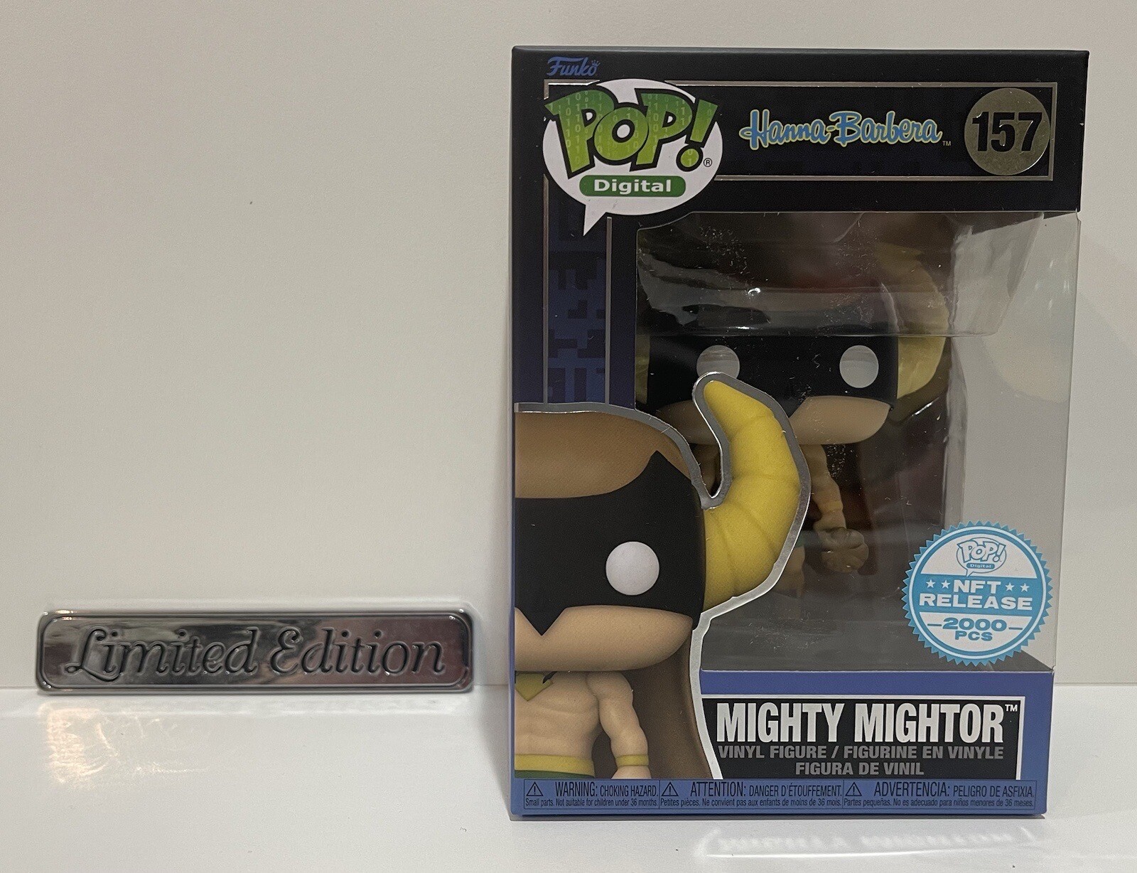 Funko Pop Digital Hanna-Barbera Mighty Mightor #157 LE Droppp EX 1/1925 (75🔥) 889698775649| eBay