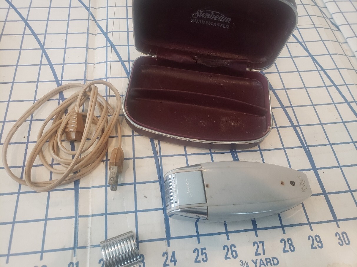 Vintage 1930's Sunbeam SHAVEMASTER Original Case Untested model 5 | eBay