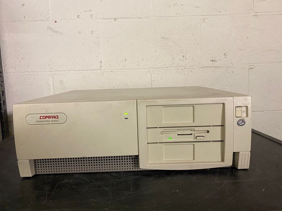 Genuine Vintage Compaq Deskpro 5150 Computer PC Desktop | eBay