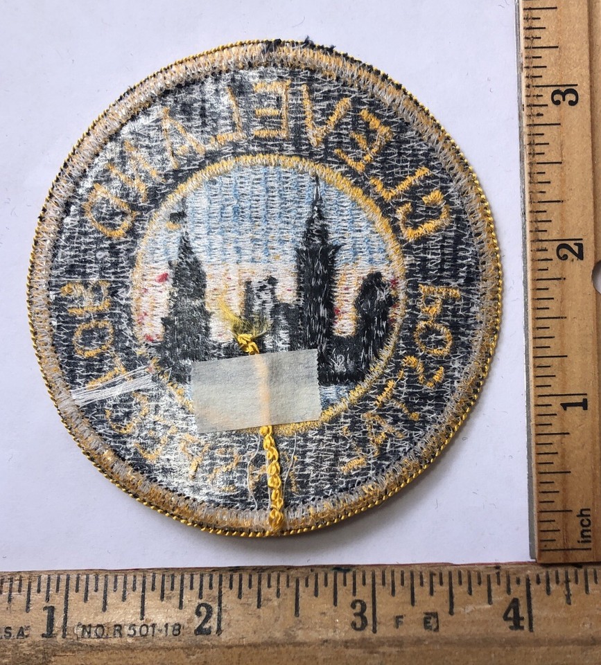 Vintage Obsolete Police Cleveland Ohio Postal Inspector Shoulder Patch ...