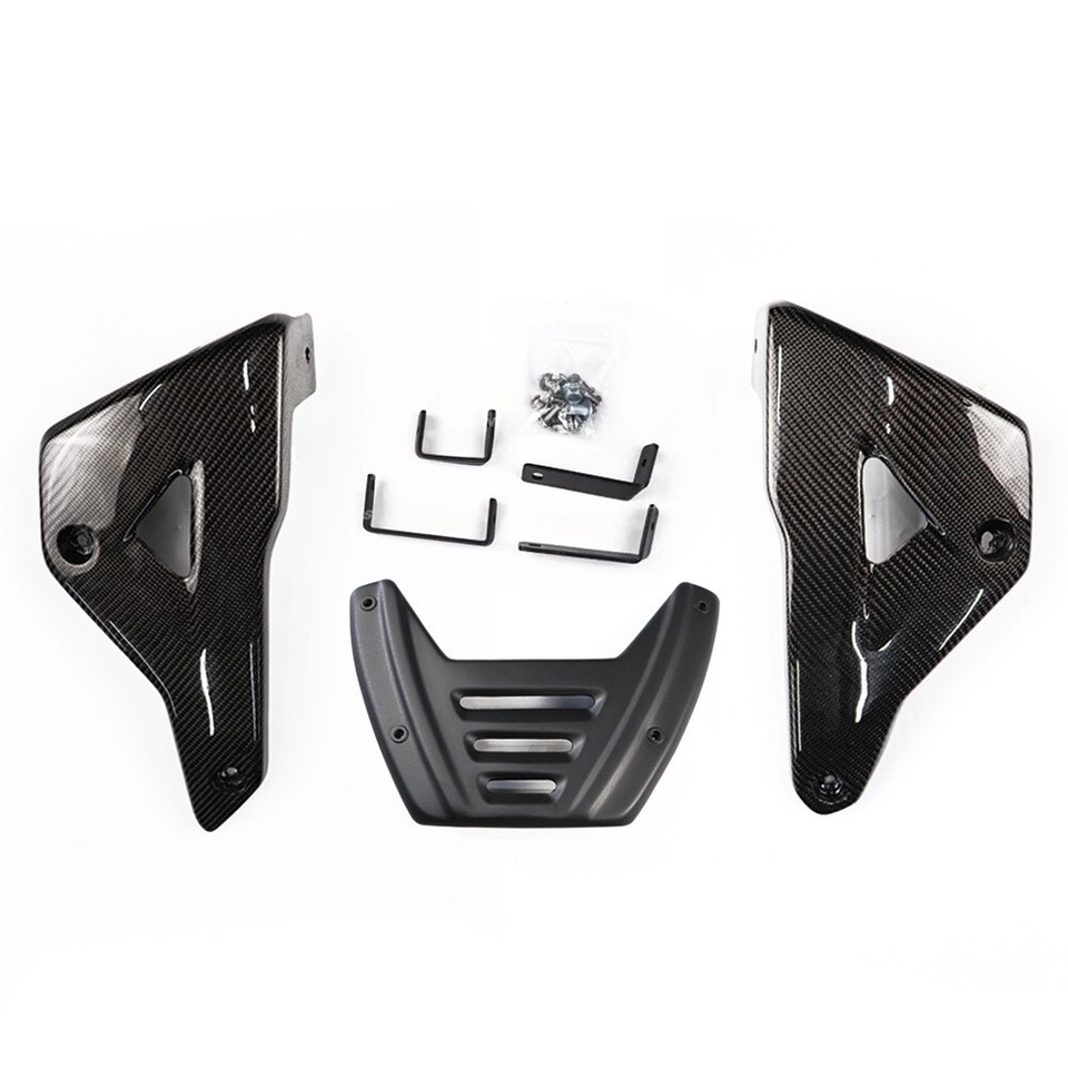 CARBON BELLY PAN UNDER CRANK FAIRING GUARD COVER FOR HONDA GROM 125 ...
