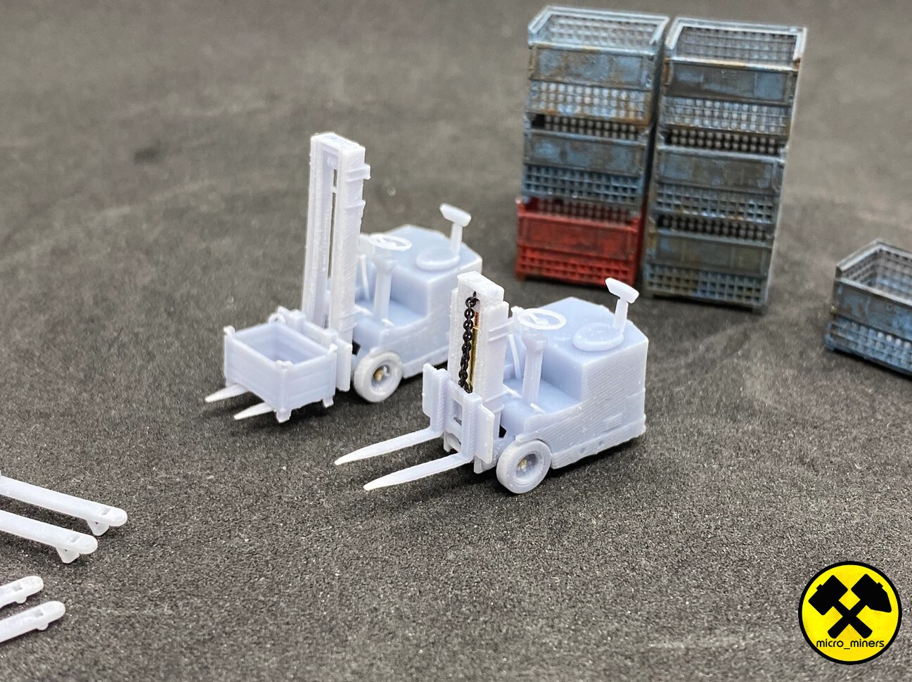 TRANSPORTA YB50 Seitenstapler H0 187 Modell Bausatz