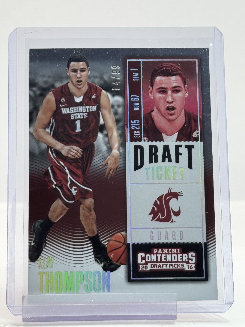 Klay Thompson 2016 Contenders Draft Picks #60 Draft Ticket /99 Price ...