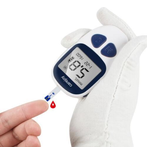 Portable Blood Glucose Kit Glucometer Sugar Monitor Diabetes test ...