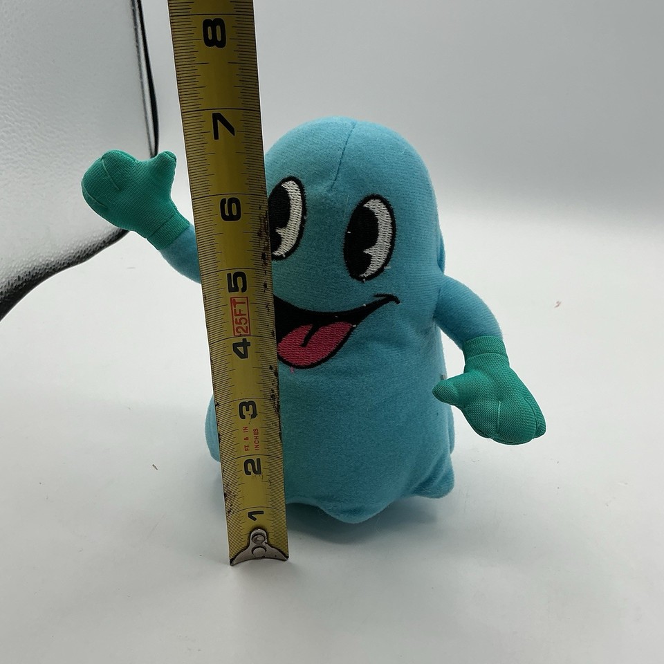 Vintage Pac-Man Blue Ghost Inky 7”Plush Namco Plush | eBay