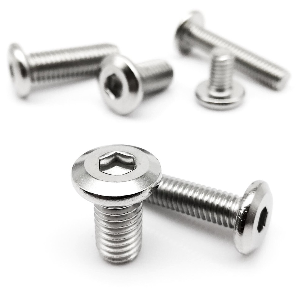 M2-M8 SUS304 Large Flat Hex Socket Head Furniture Bed Connector Rivet ...