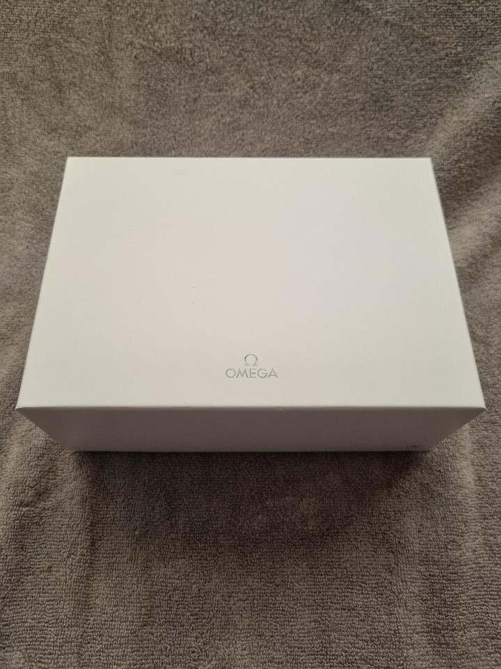 Omega Authentic Wooden Watch Box With Travel Red Cube Box BARGAIN PRICE ...