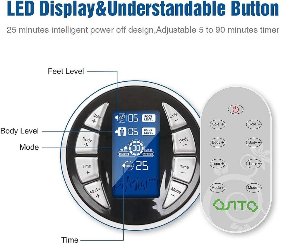 Medical EMS and TENS Foot Legs Circulation Machine Electrical Pulse ...