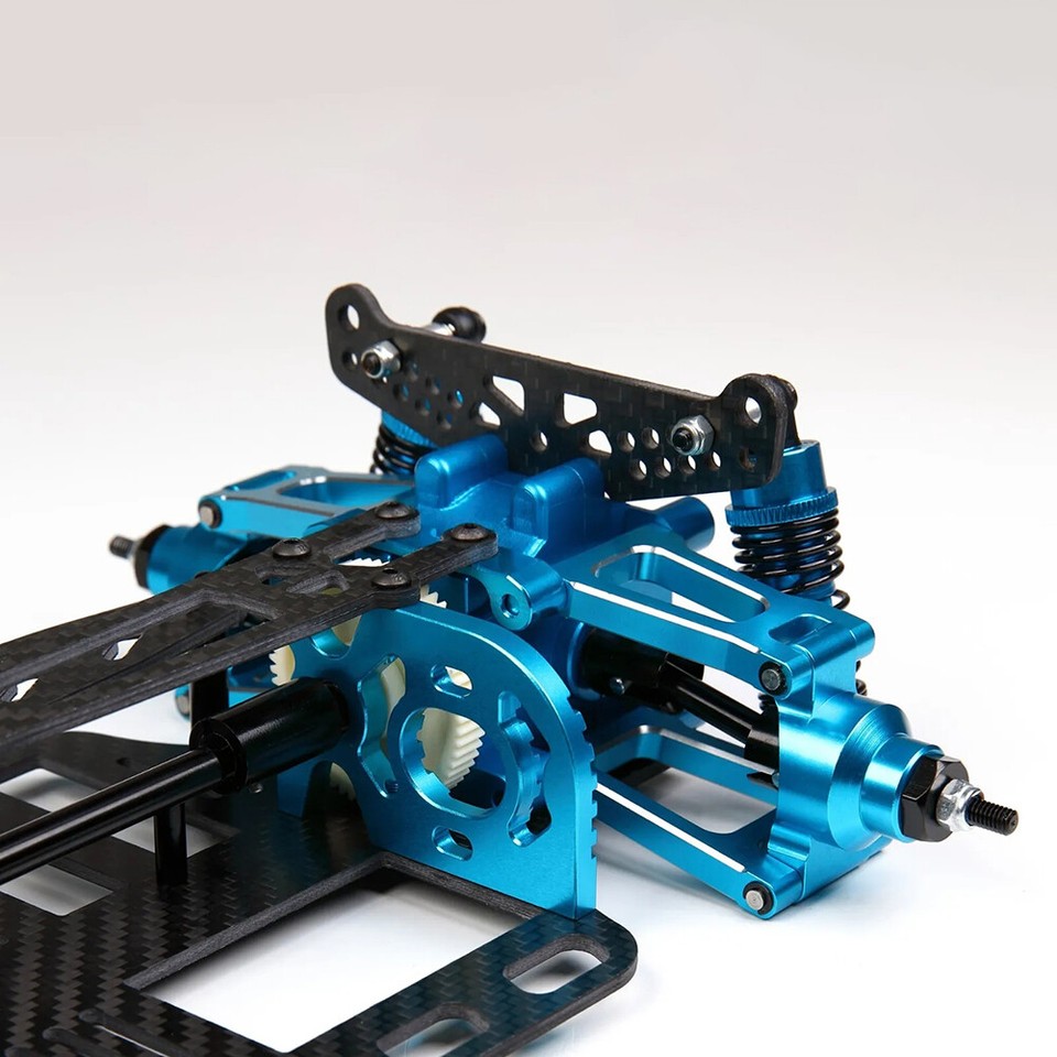 Alloy Carbon Upgrade 1/10 RC Chassis For TT01 TT0-01 Frame Kit Shaft ...