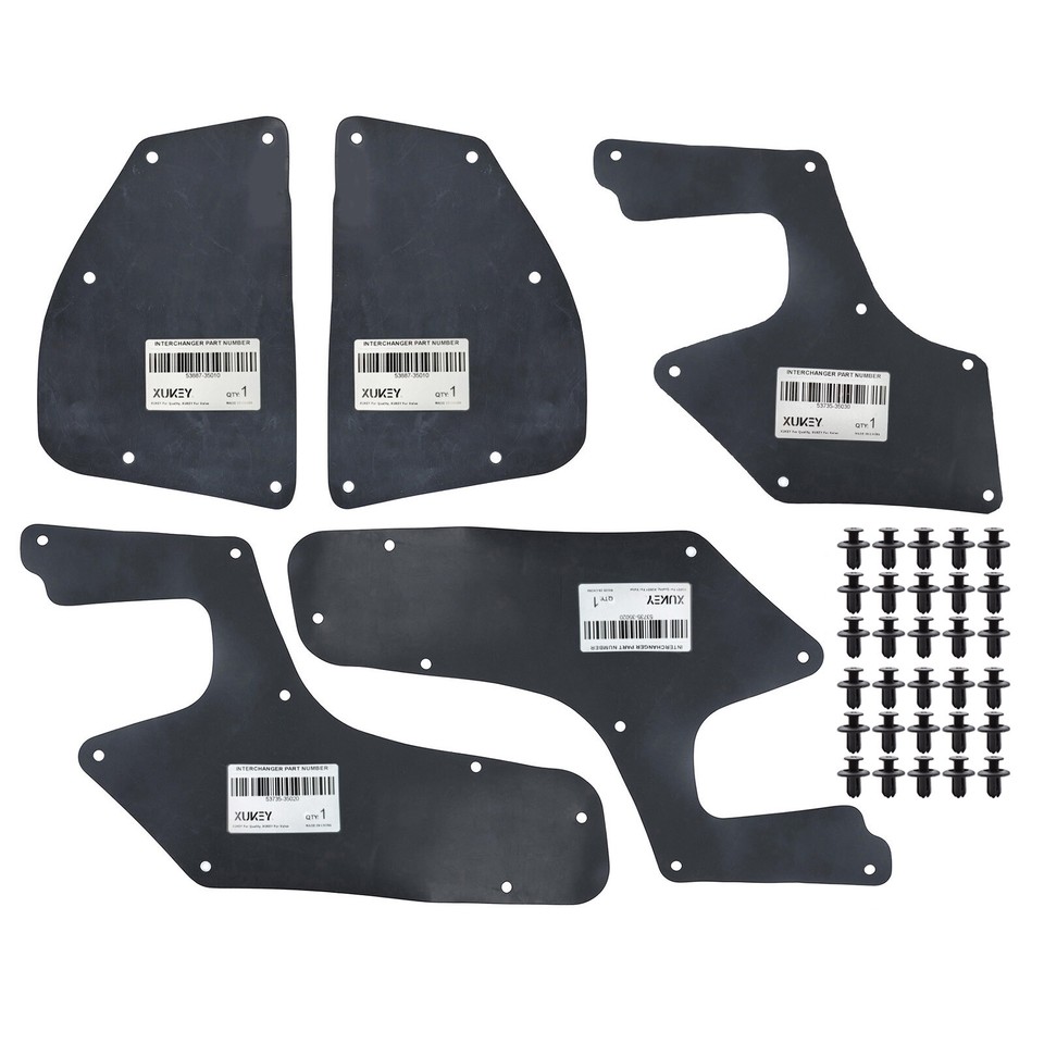 For 96- 02 Toyota 4Runner RUBBER Splash Shields Inner Fender Liner ...