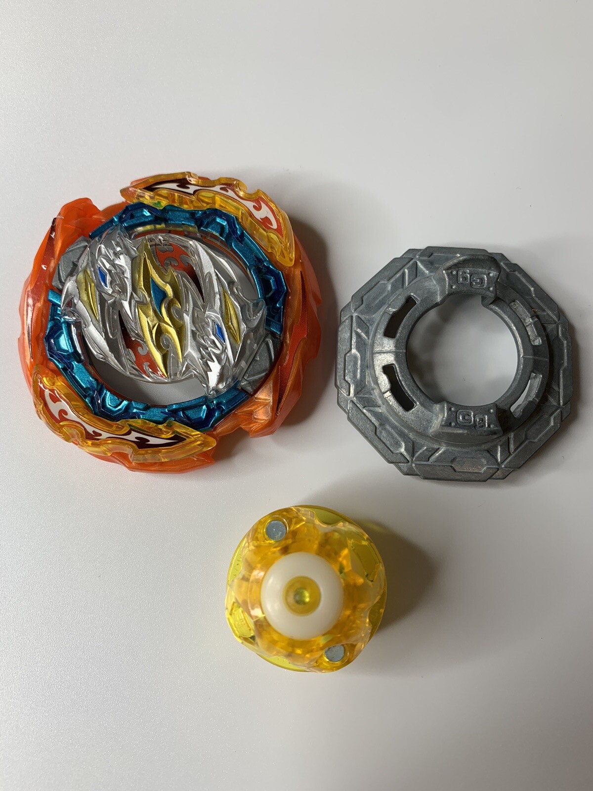 Takara Tomy Beyblade Burst DB B-181 01: Cyclone Ragnaruk Giga Never -6 ...